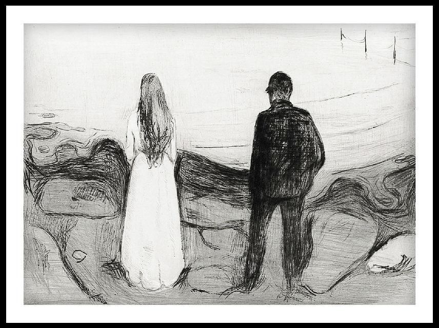 Two Human Beings. The Lonely Ones (1894) – TheBimba.in