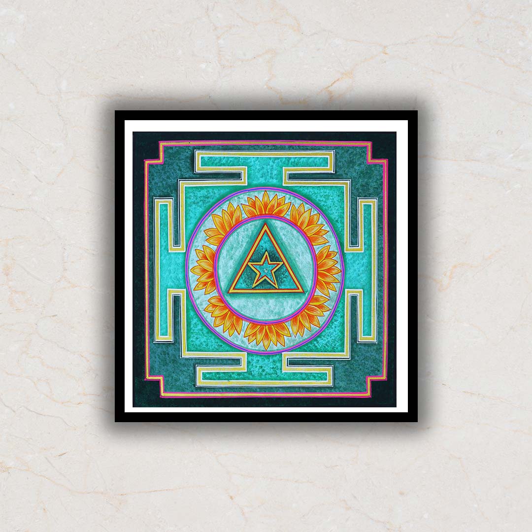 The Ganesha Yantra Artwork Painting For Home Wall DŽcor – TheBimba.in